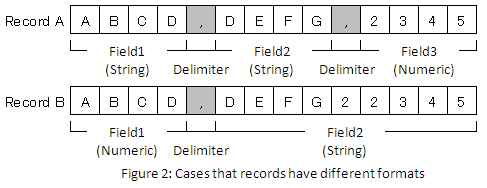 Variable Length Variable Length Text File