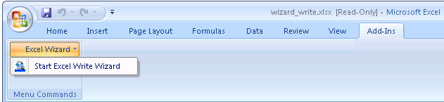 [Excel] Excel Write Wizard