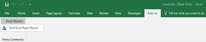 [Excel] Excel Read Wizard