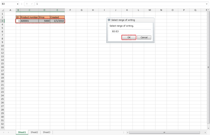[Excel] Excel Write Wizard [Studio for Web]