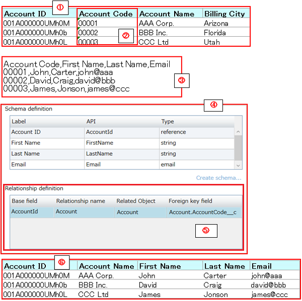 Salesforce Bulk Bulk Write Datainsert