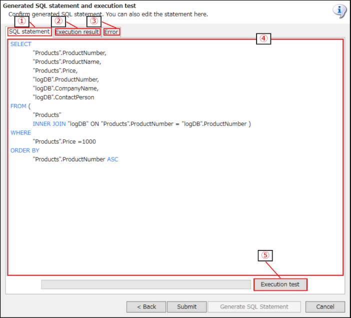 [RDB] Select SQL Wizard [Studio for Web]