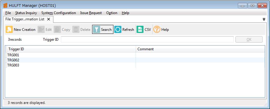 Official | File Trigger Information