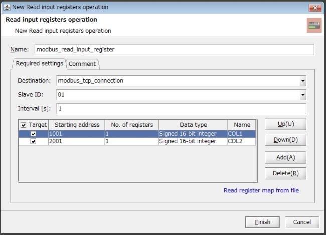 Official | Read input registers