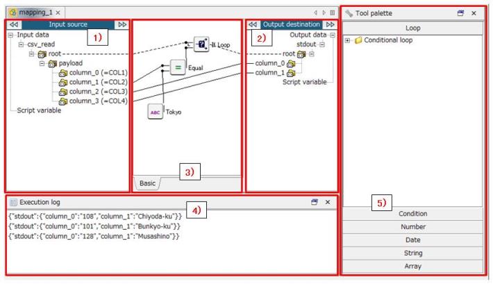 Official | Screen structure of Mapper editor